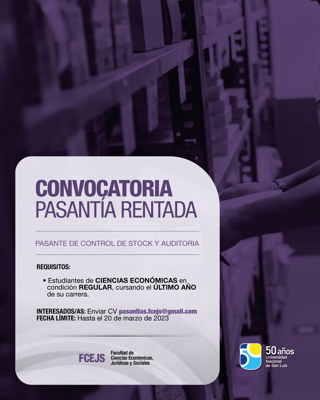 Pasantía Rentada: nueva convocatoria abierta para estudiantes de ...